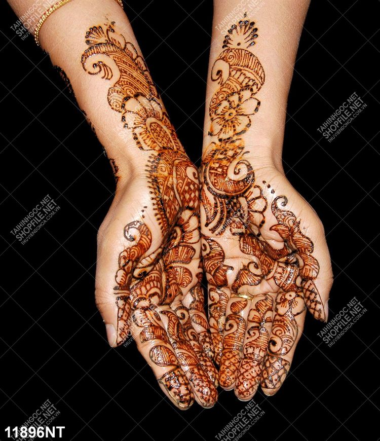 Tranh nghệ thuật vẽ Henna tuyệt đẹp ở Ấn Độ