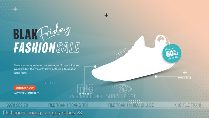 file banner quang cao giay shoes 28