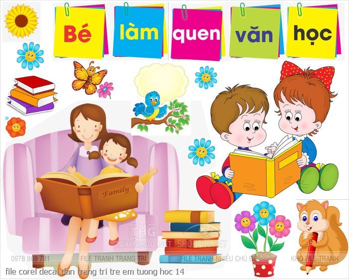 file corel decal dan trang tri tre em tuong hoc 14