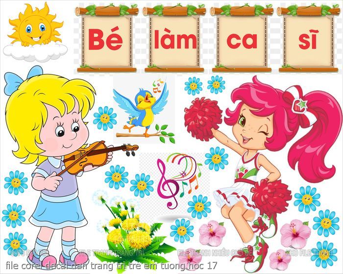 file corel decal dan trang tri tre em tuong hoc 17