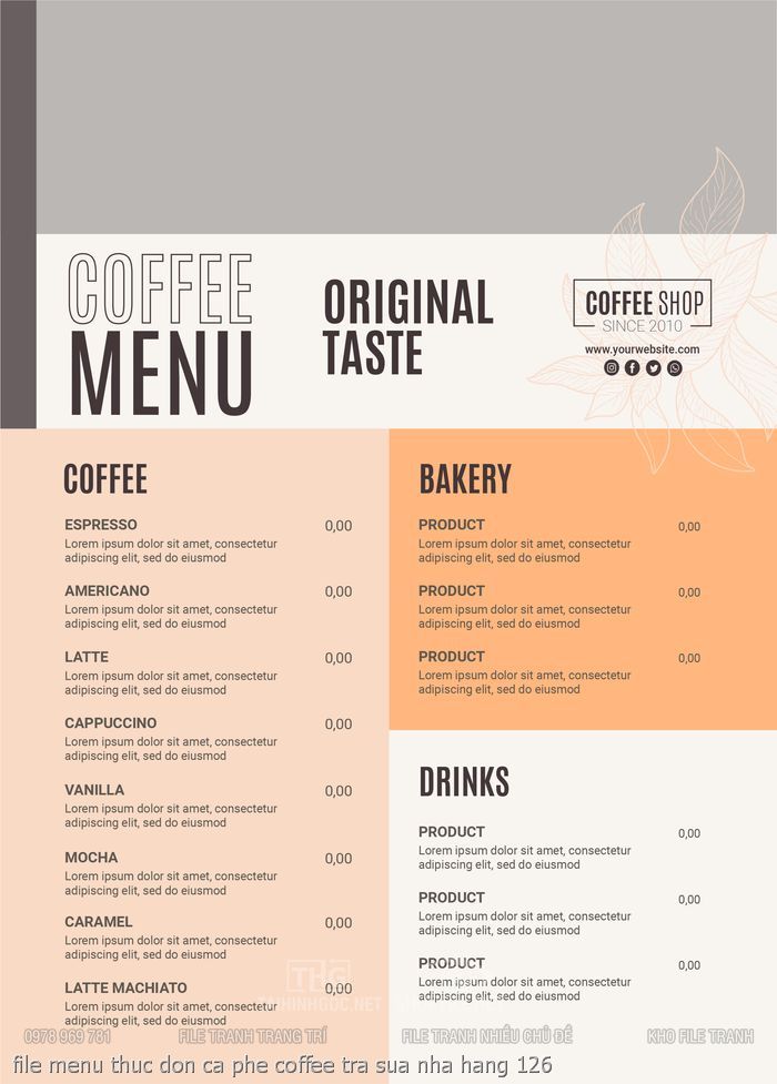 file menu thuc don ca phe coffee tra sua nha hang 126