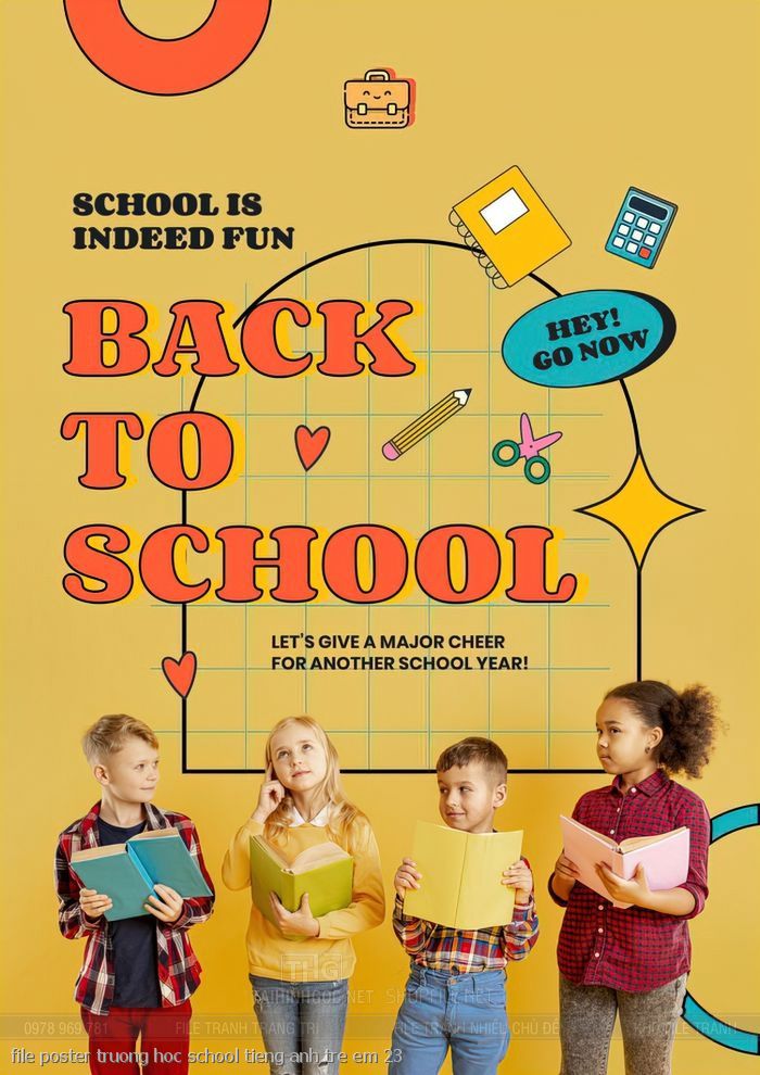 file poster truong hoc school tieng anh tre em 23
