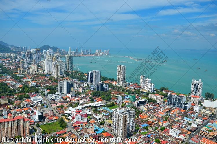 file tranh hinh anh chup dep mat bai bien tu fly cam