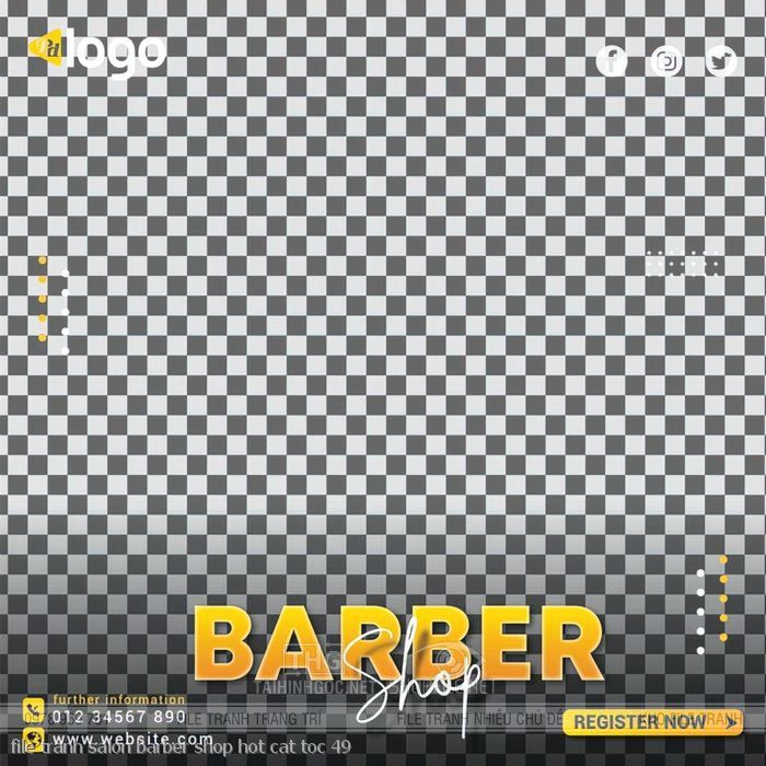 file tranh salon barber shop hot cat toc 49