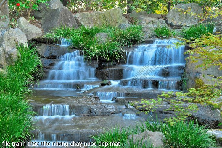 file tranh thac nhe nhang chay nuoc dep mat