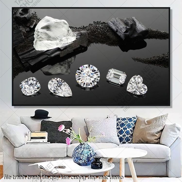 file tranh tranh da quy kim cuong dep mat