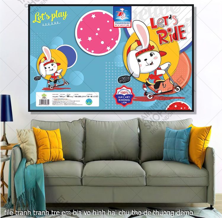 file tranh tranh tre em bia vo hinh hai chu tho de thuong