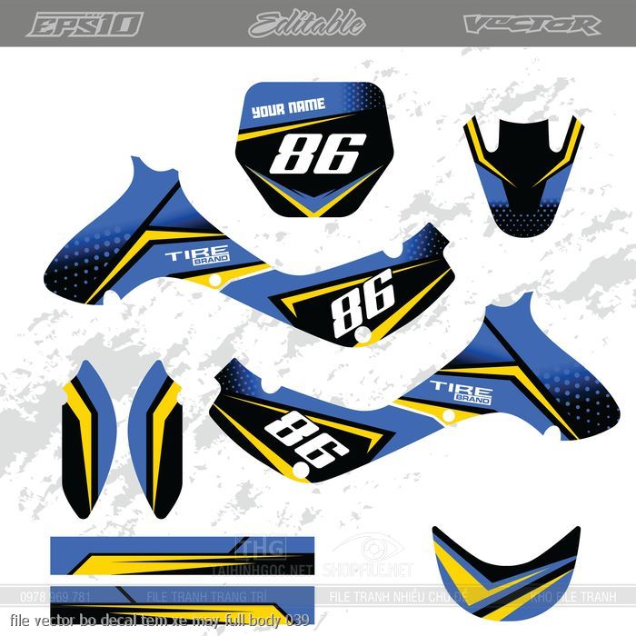file vector bo decal tem xe may full body 039