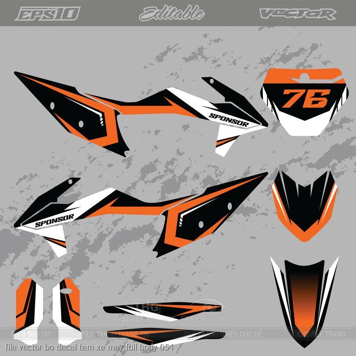 file vector bo decal tem xe may full body 054