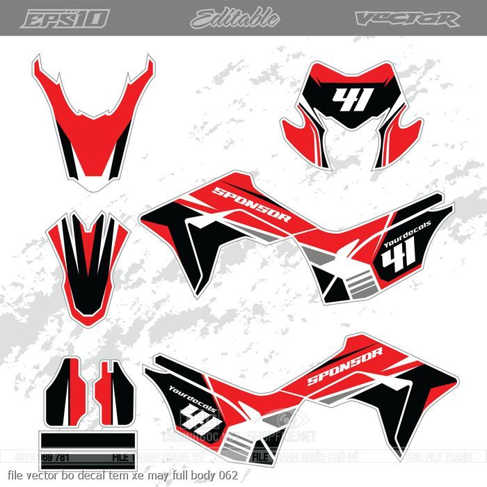 file vector bo decal tem xe may full body 062