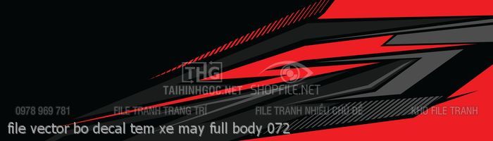 file vector bo decal tem xe may full body 072