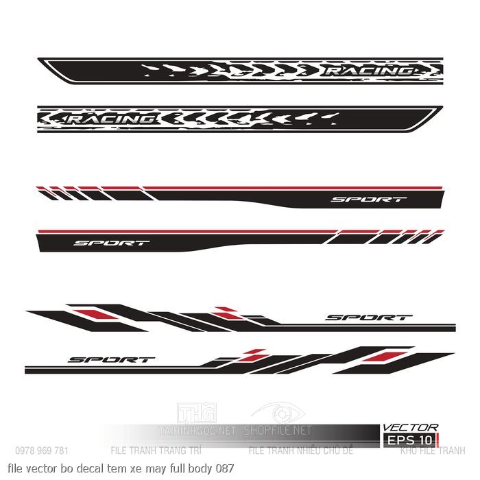 file vector bo decal tem xe may full body 087