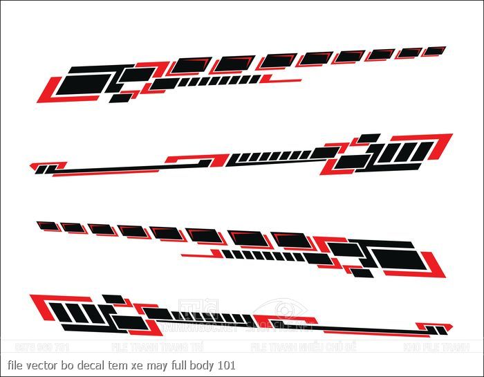 file vector bo decal tem xe may full body 101