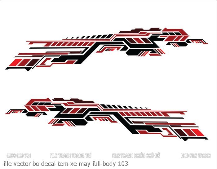 file vector bo decal tem xe may full body 103