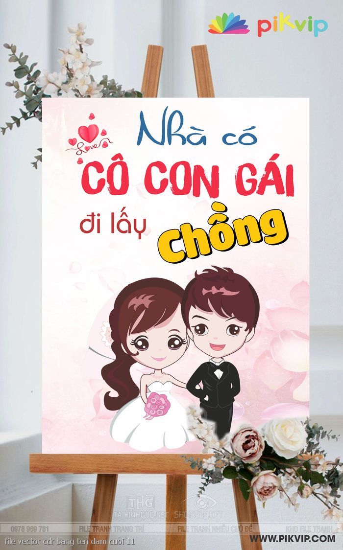 file vector cdr bang ten dam cuoi 11