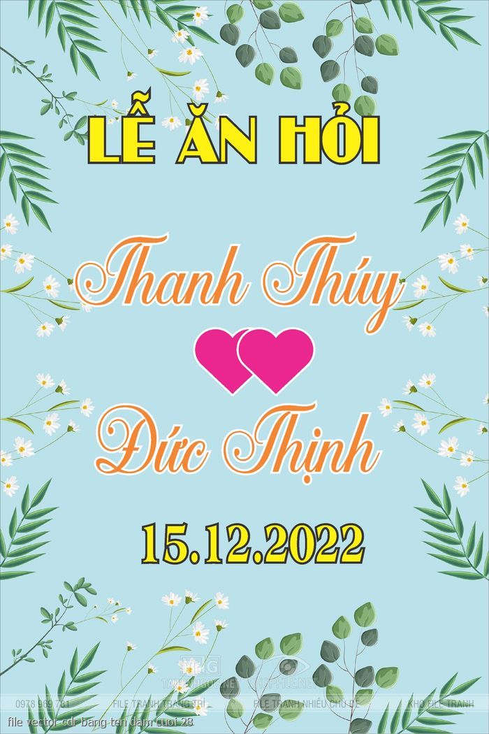 file vector cdr bang ten dam cuoi 28