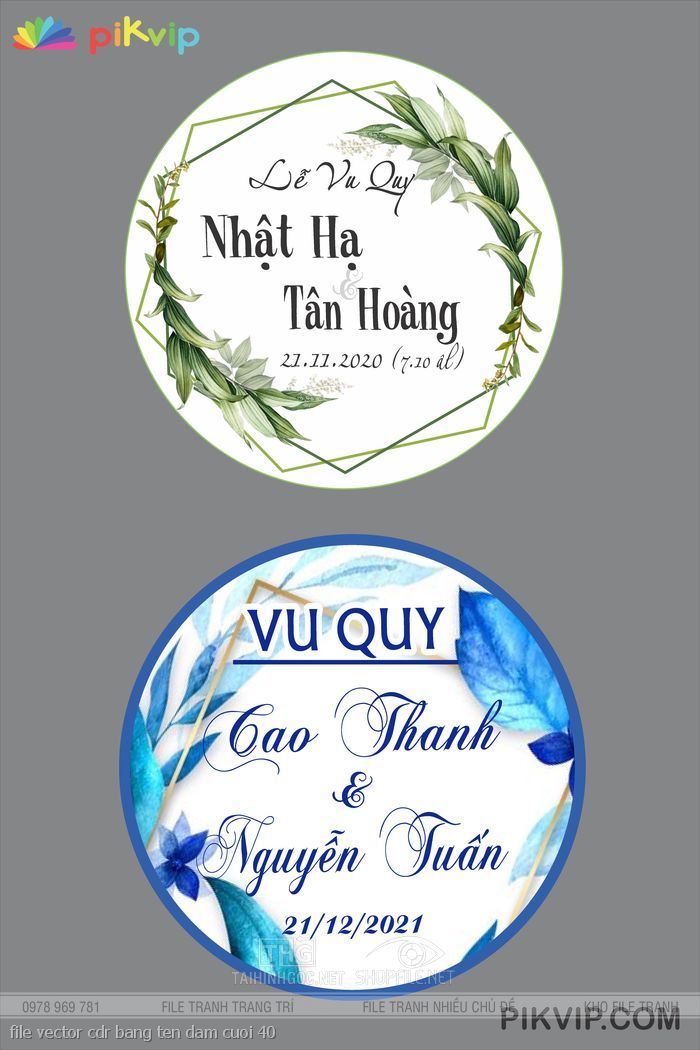 file vector cdr bang ten dam cuoi 40