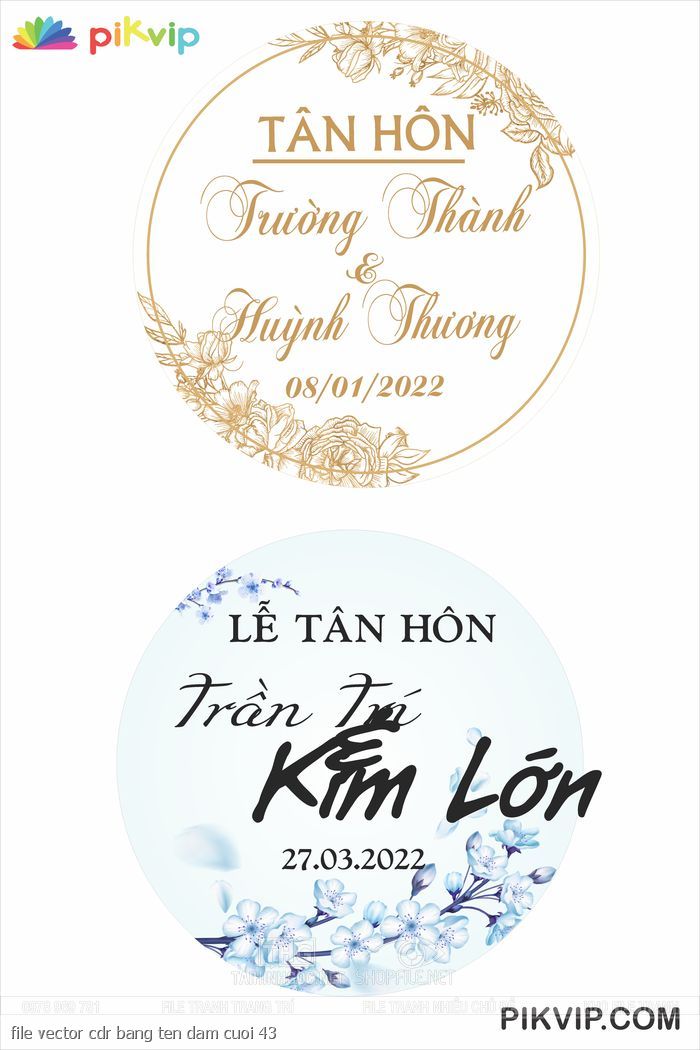 file vector cdr bang ten dam cuoi 43