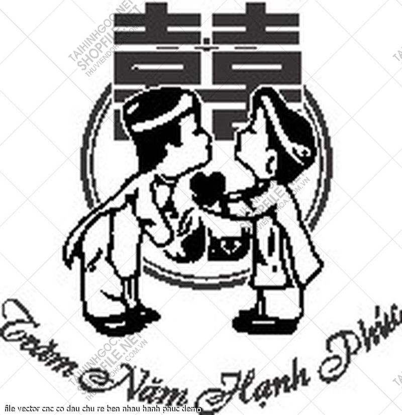 file vector cnc chu nho phong tho decor