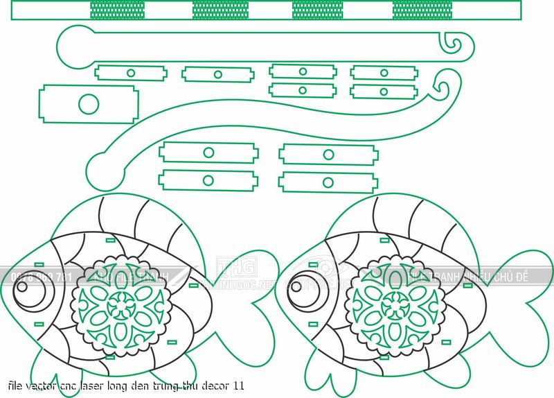 file vector cnc laser long den trung thu decor 11