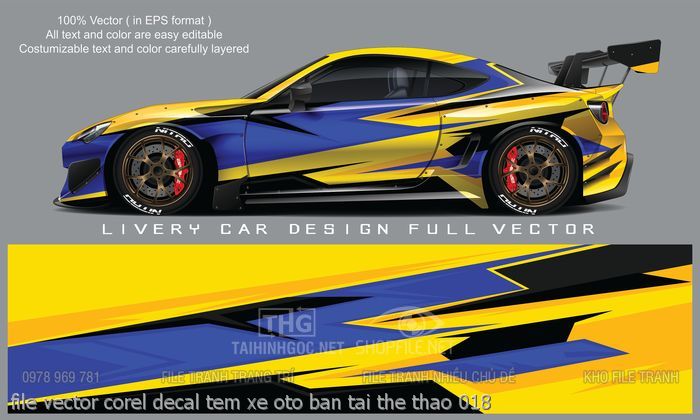 file vector corel decal tem xe oto ban tai the thao 018