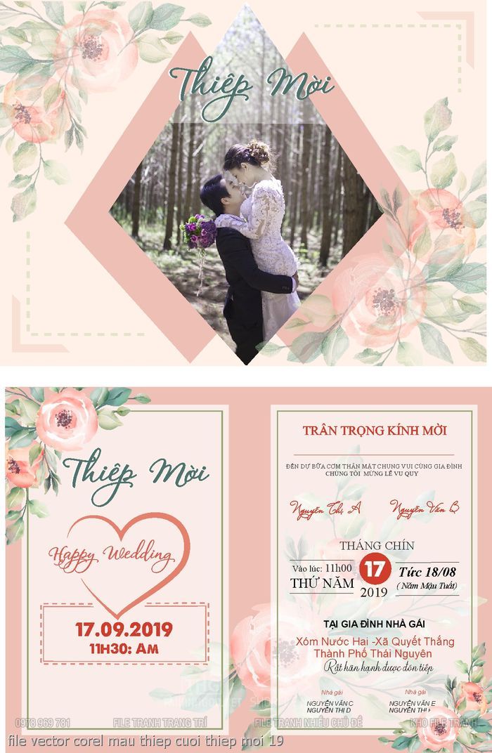 file vector corel mau thiep cuoi thiep moi 19