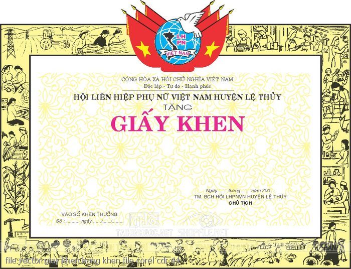 file vector giay khen bang khen file corel cdr 44