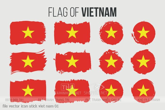 file vector icon stick viet nam 01