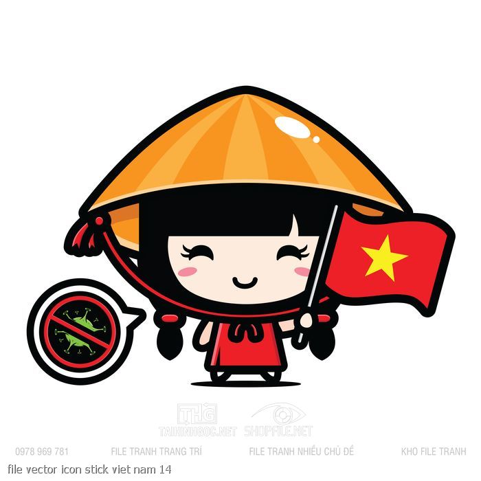 file vector icon stick viet nam 14