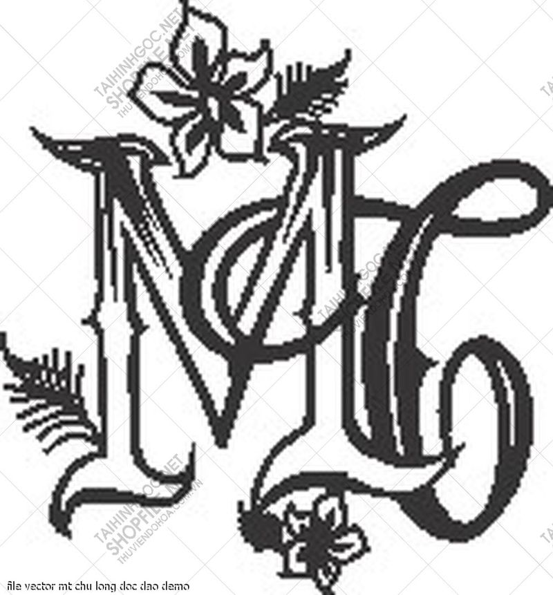 file vector mt chu long doc dao