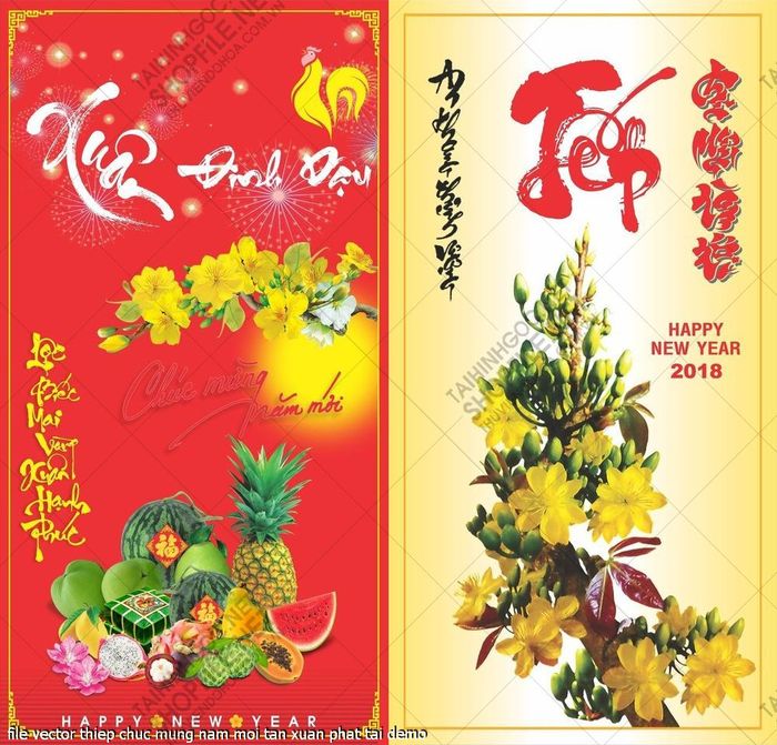file vector thiep chuc mung nam moi tan xuan phat tai