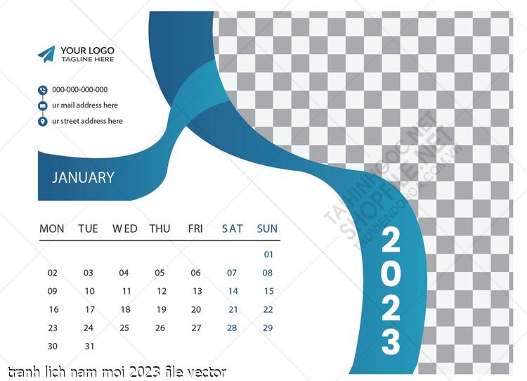 Layout bìa lich tết file PSD